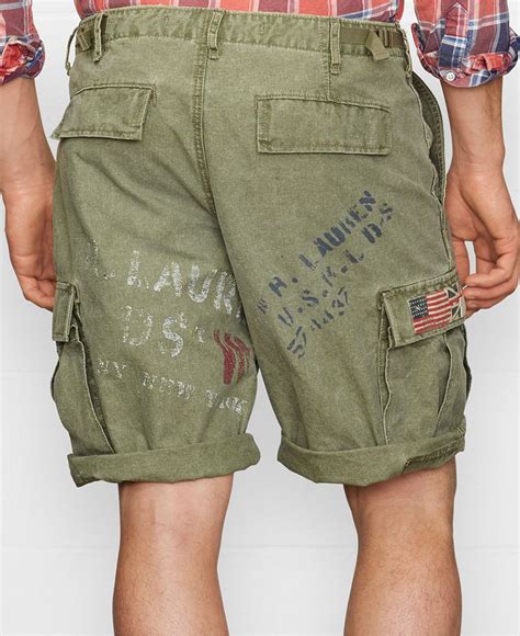 Lyst Denim And Supply Ralph Lauren Cotton Canvas Cargo Shorts In Gray For Men