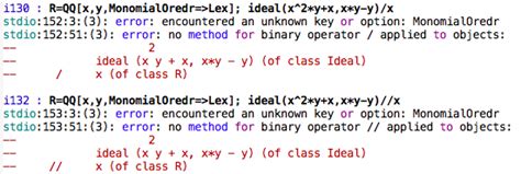 Math Divide All Elements Of Ideal With Polynomial In Macaulay 2 Stack Overflow