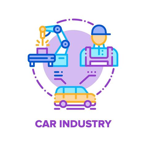 Car Industry Vector Concept Color Illustration Flat Vector Art At Vecteezy