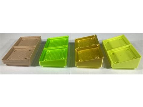 Gridfinity 1x2 Low Riser Angled Base Extenders 3d Model By Hoco On Thangs