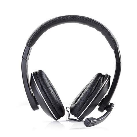 Pc Headset Über Ohr Stereo 2x 3 5 Mm Klappbarer Mikrofon 2 00