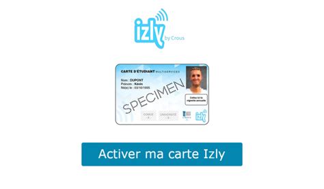 Activer Ma Carte Izly Paiement Crous Mon Compte Izly