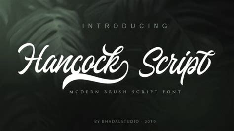 hancock script › fontesk