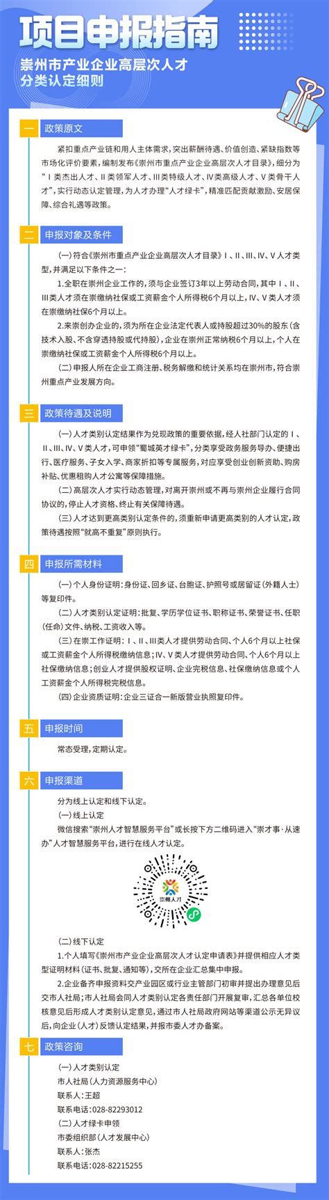 收藏！20项“崇州产业建圈强链人才十条”申报指南汇总 知乎