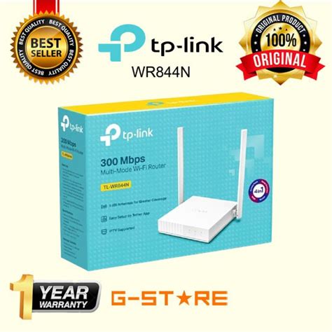 Jual TP-LINK TL-WR844N 300Mbps Wi-Fi Router Multi-ModeTp-link TL-WR844N ...