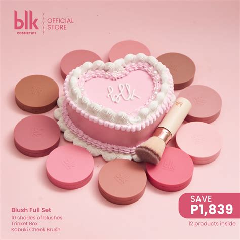 Blk Cosmetics Birthday Blush Full Set Blk Cosmetics