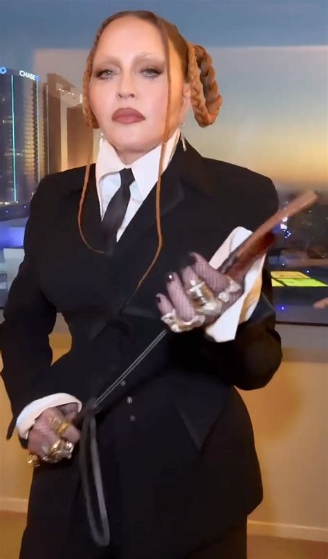 Madonna Shows Off Her Nsfw Grammys Accessories Including A Phallic Shaped Diamond Brooch