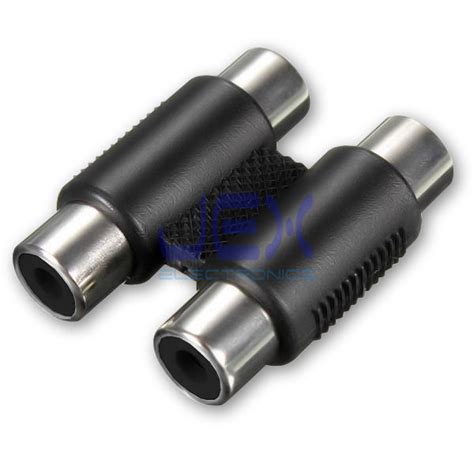 Jex Electronics Llc Connectors And Adapters Twin Female To Female Rca