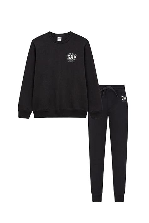 Gap Adults갭 남성 1969 로고 크루넥 맨투맨 And 조거 팬츠 Sivillage 에스아이빌리지