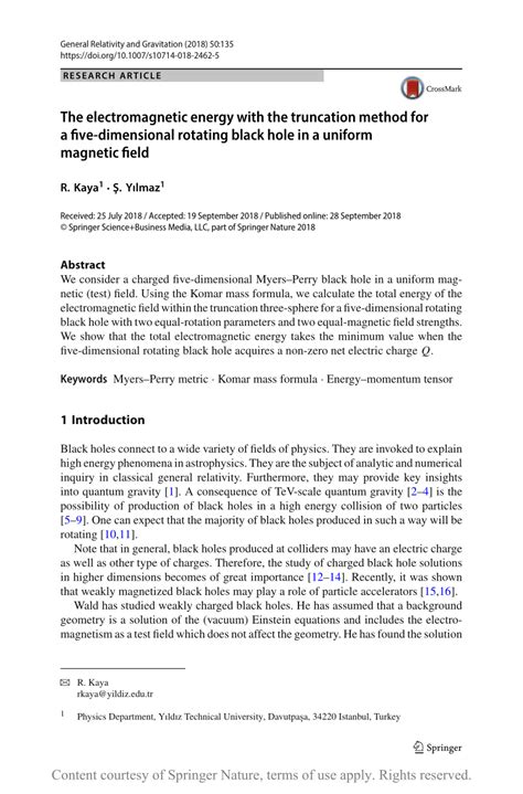 The Electromagnetic Energy With The Truncation Method For A Five