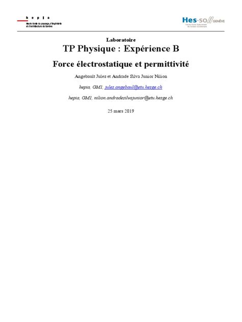 Rapport 2019 Permitivite Pdf