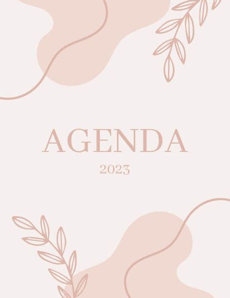 Colección de Plantillas para Portada de Agenda 2023 Gratis en 2025 ...