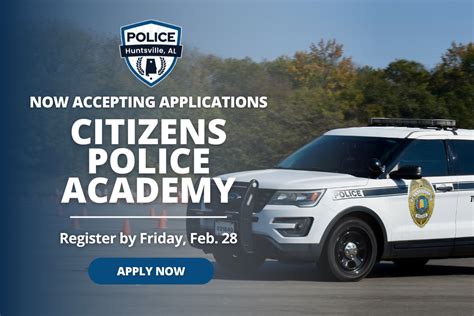 Huntsville Police Department The Deadline To Apply For The 2025