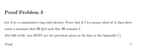 Solved Let A Be A Commutative Ring With Identity Prove That
