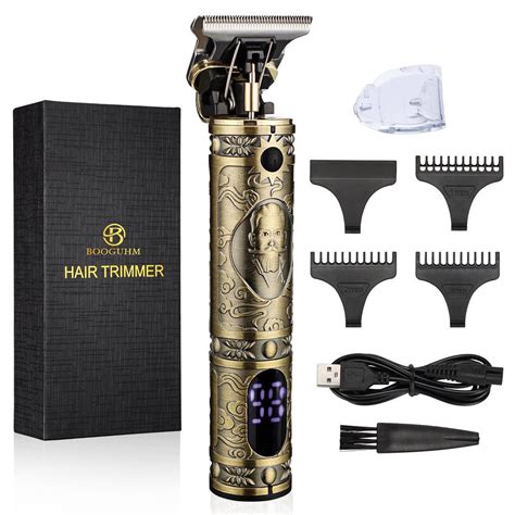 理髮器 電動傢用大功率剃光頭電推子 複古油頭 充電式鵰刻電推剪 充電款 鈦閤金刀頭 Crns G7ti Yqmf 蝦皮購物