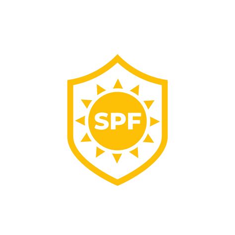Spf Uv Protection Icon With Shield And Sun 12117238 Vector Art At Vecteezy