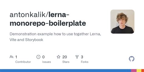 Github Antonkaliklerna Monorepo Boilerplate Demonstration Example