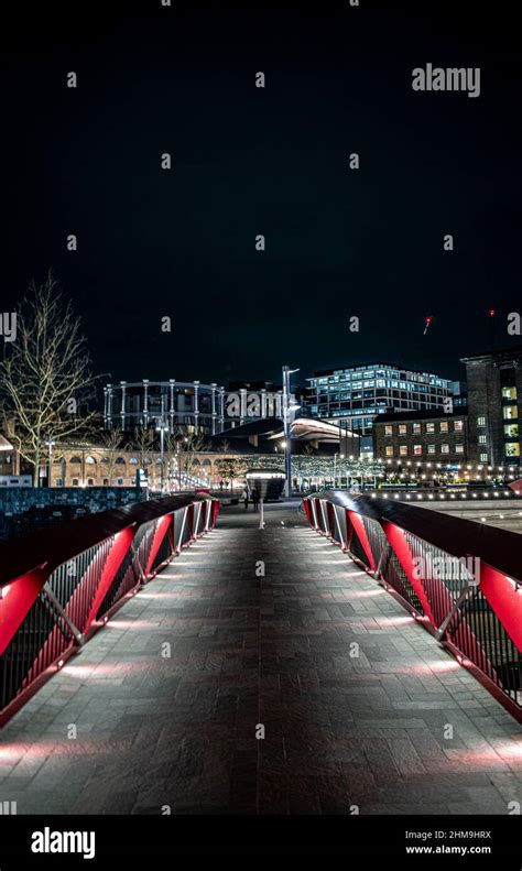 Bridge Over Regents Canal Leading To The Granary Square Coal Drops