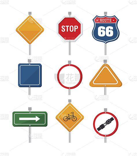 道路设计，矢量图。