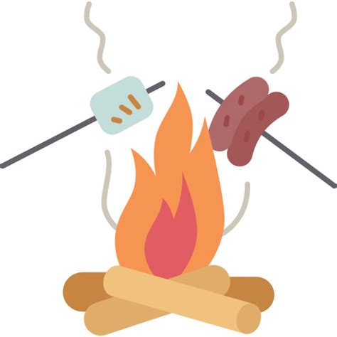 Campfire Cooking Grill Bonfire Adventure Icon Download On Iconfinder