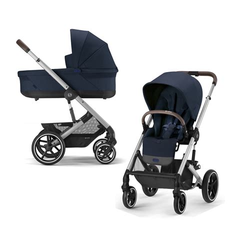 Cybex Kočík Kombinovaný Balios S Lux Black Ocean Blue Gold Feedosk