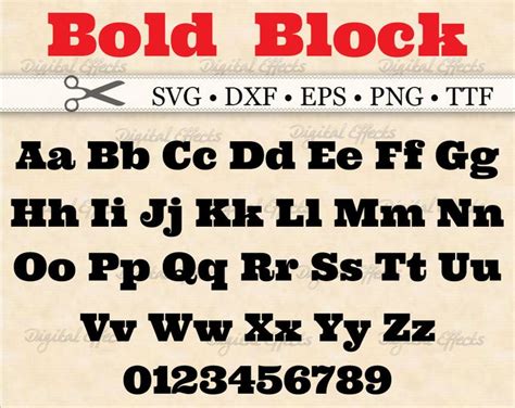bold serif font block font block style font block script font serif