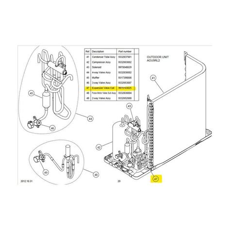 Fujitsu K9970103025 Aka 9970103025 Coil Expansion Valve 912rl2 Air