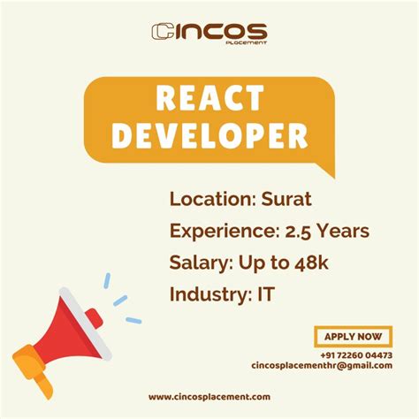 cincos placement services on linkedin reactdeveloper suratjobs frontendcareers