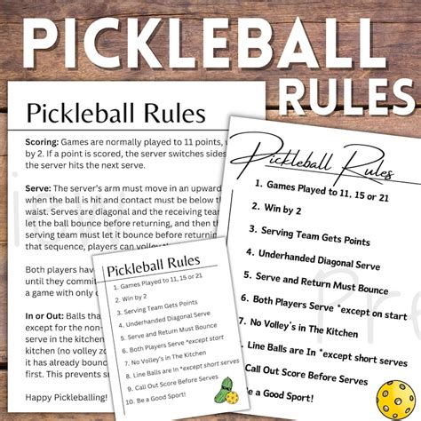 Simple Pickleball Rules With Pickleball Scoring Serving And Kitchen