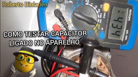 Como Testar Capacitor No Ventilador Com Multimetro Youtube