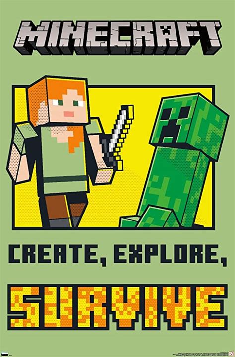 Trends International Minecraft Create Explore Survive