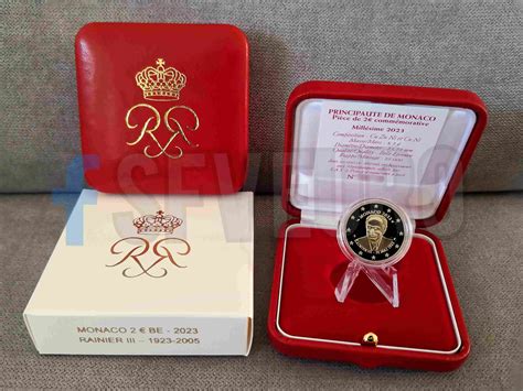 Monaco Euro Coin Th Anniversary Of The Birth Of Prince Rainier III Proof Euro
