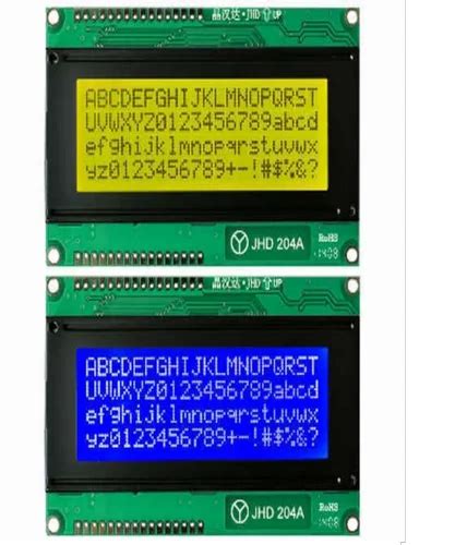 jhd762m5 jumbo alphanumeric lcd module for electronic blue at ₹ 530