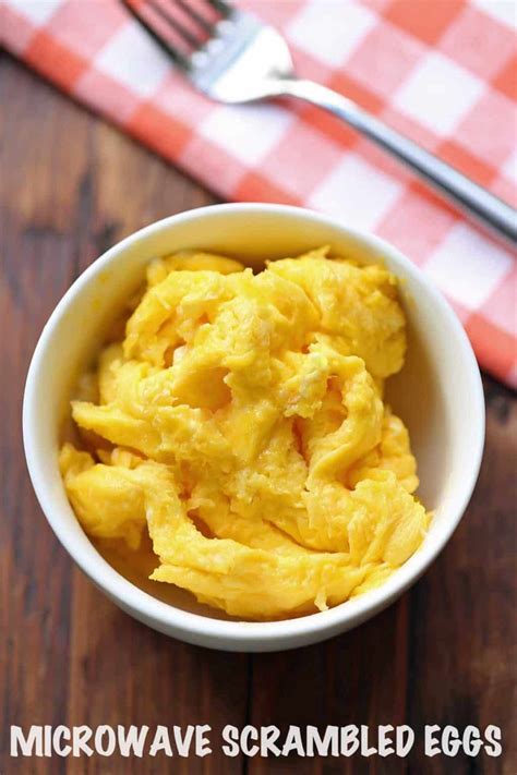 Microwave Scrambled Eggs Artofit