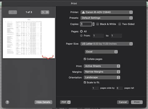 File Wont Print To The End Of The Page Rexcel