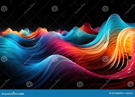 A Vibrant Abstract Organic Form That Blends Fluid Realistic And Fantastical Elements Ai