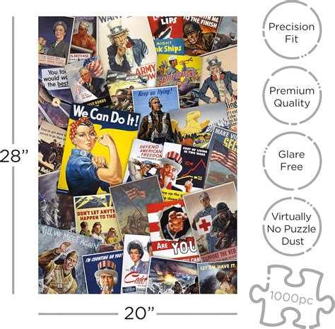 Nmr Distribution Smithsonian War Posters 1000 Piece Jigsaw Puzzle