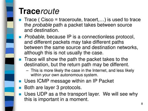 Ppt Icmp Using Ping And Trace Ccna Semester Powerpoint