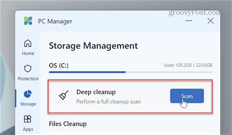 Reclaim Drive Space On Windows Use PC Manager To Delete Old And Large