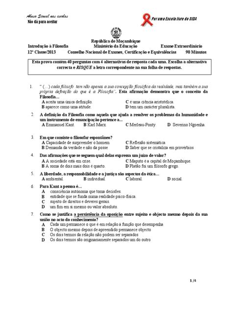 Exame Extraordinário De Filosofia 12ª Cl 2013 Estética Justiça
