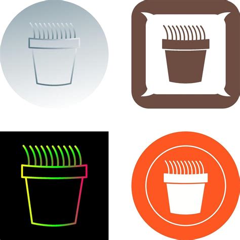 Grass Pot Icon Design 44334862 Vector Art At Vecteezy