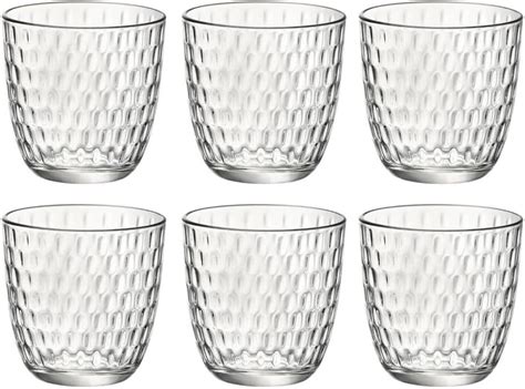Slot Dimple Drinking Small Tumblers Dining Glassware Modern Clear12