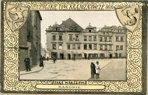 Warszawska Kanonia na starych pocztówkach