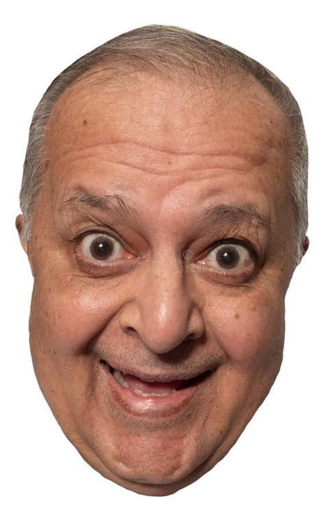 Het Gezicht Van Een Expressieve Gewone Man Van Middelbare Leeftijd In