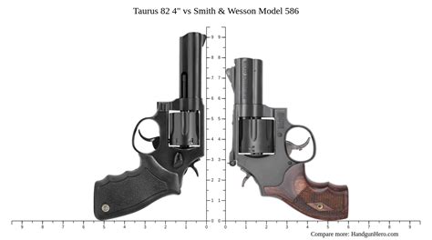 Taurus Vs Smith Wesson Model Size Comparison Handgun Hero