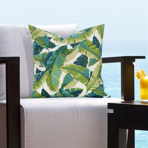Siscovers Fiji Indoor Outdoor Tropical Throw Pillow