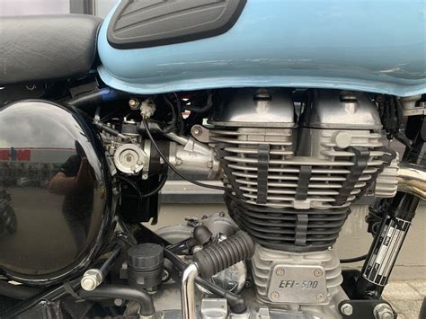 Gebrauchte Royal Enfield Bullet 500 Classic Efi Blau Redditch Baujahr