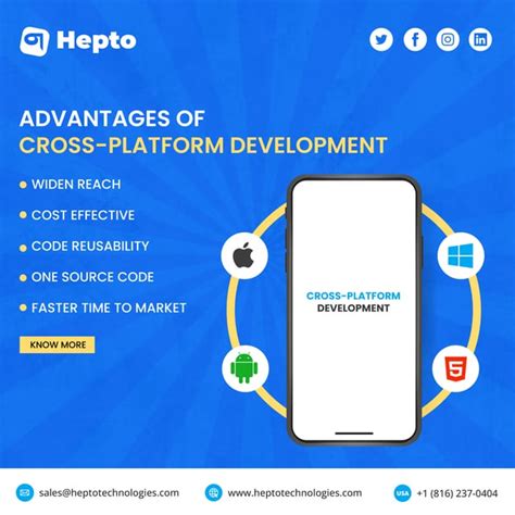 Advantages Of Cross Platformdevelopment Hepto Technologies R