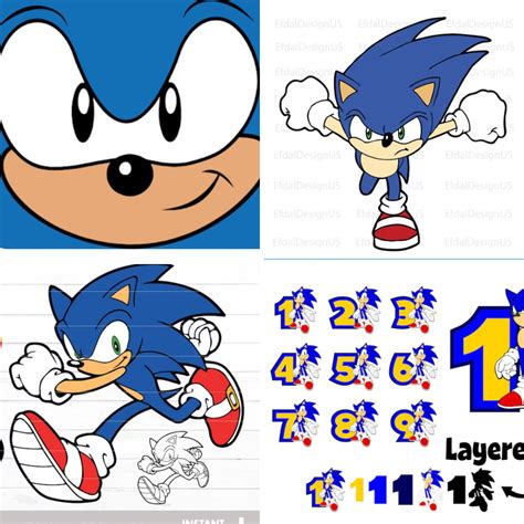 25 Sonic The Hedgehog Svg Files For Lightning Fast Designs Sonic Birthday Sonic Birthday