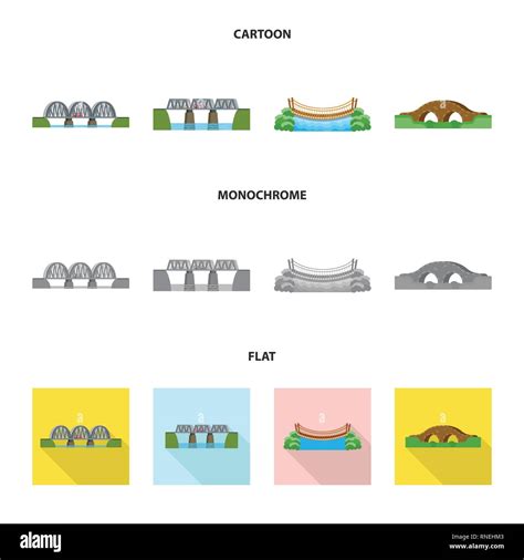 Isolated Object Of Connection And Design Sign Set Of Connection And Side Stock Vector